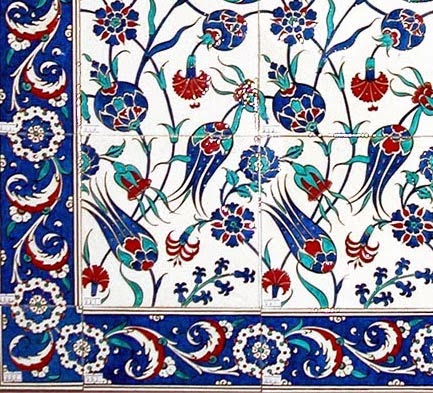 Ideas for World Art Projects : Traditional Turkish Design Ceramic Plate