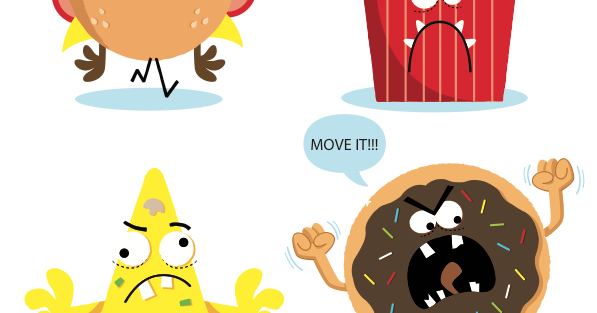 Millertoons: JUNK FOOD MONSTERS