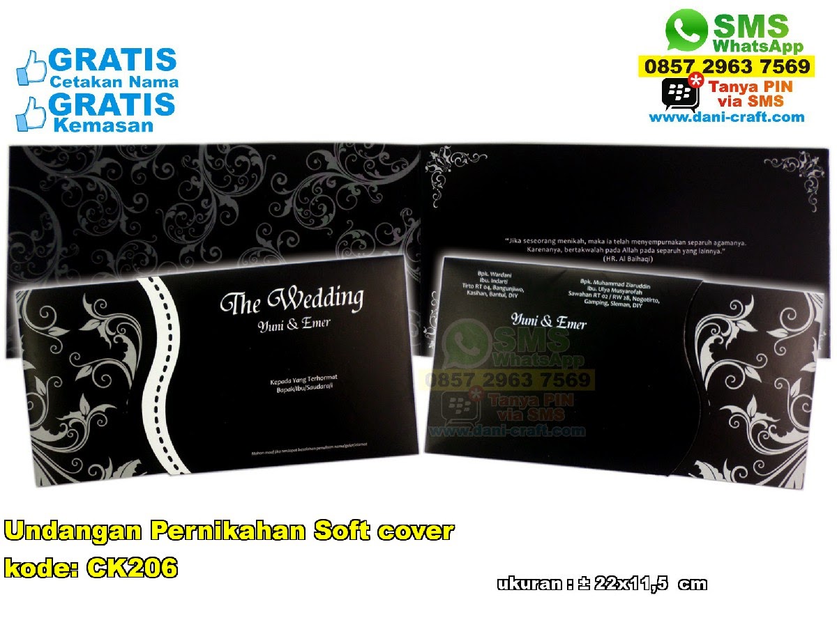 Undangan Pernikahan Soft Cover | Souvenir Pernikahan