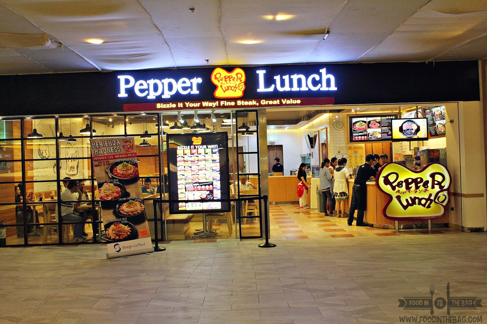 PEPPER LUNCH: LAMB STEAK starting November 1, 2014 | Food In The Bag