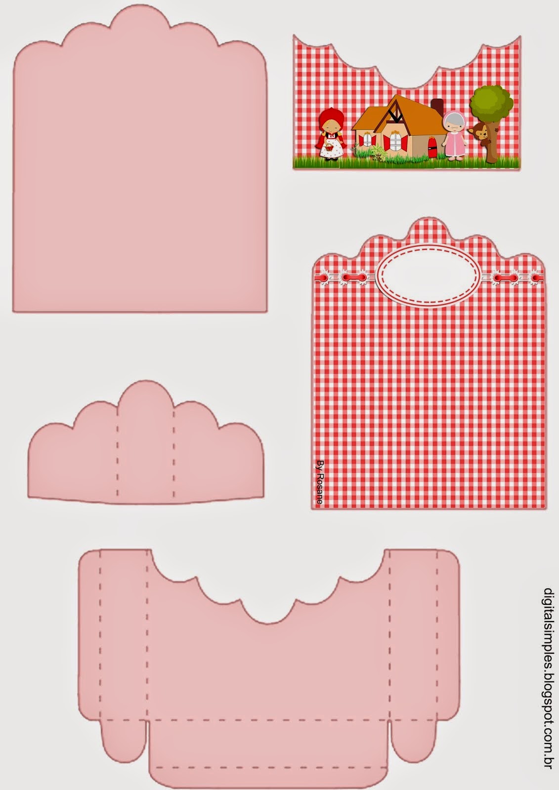 Little Red Riding Hood: Free Printable Candy Packages Support. - Oh My ...