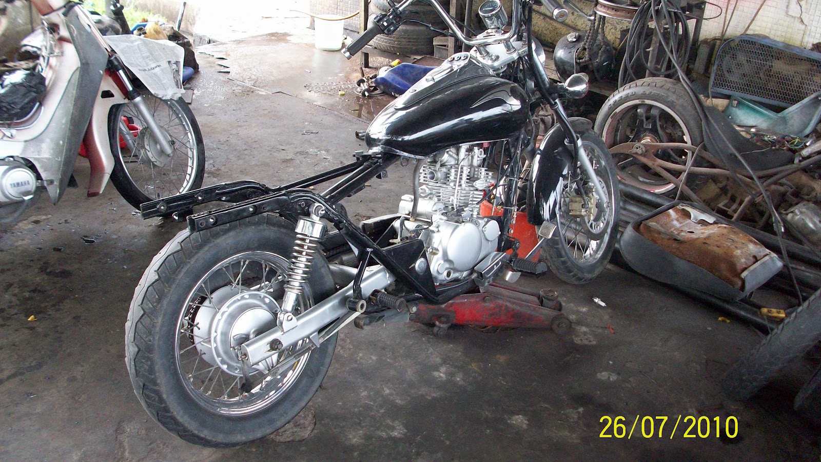 Lobong Custom Motorcycle: "Renegade", Modenas Jaguh 175