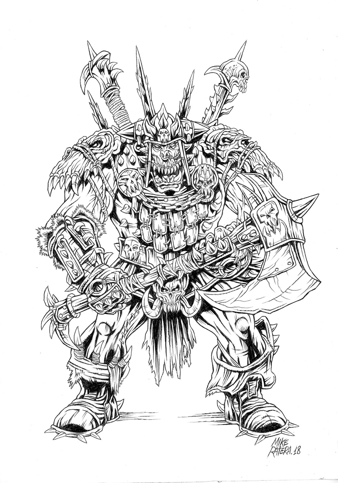 MIKE RATERA ARTBLOG: TOTAL WAR: WARHAMMER Commissions
