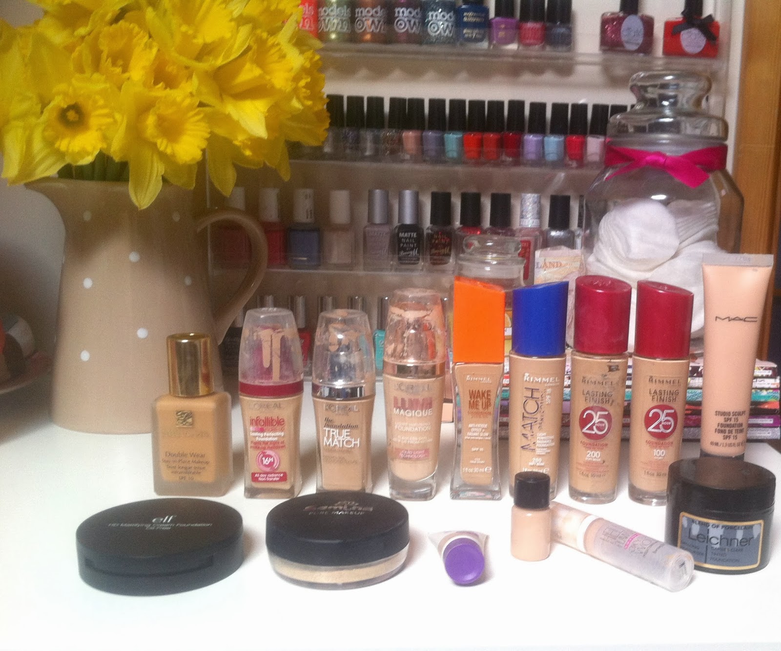 My Make-Up Collection - Foundations.