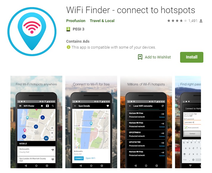 App WiFi Finder expôs passwords WiFi de milhões de redes | Aberto até ...