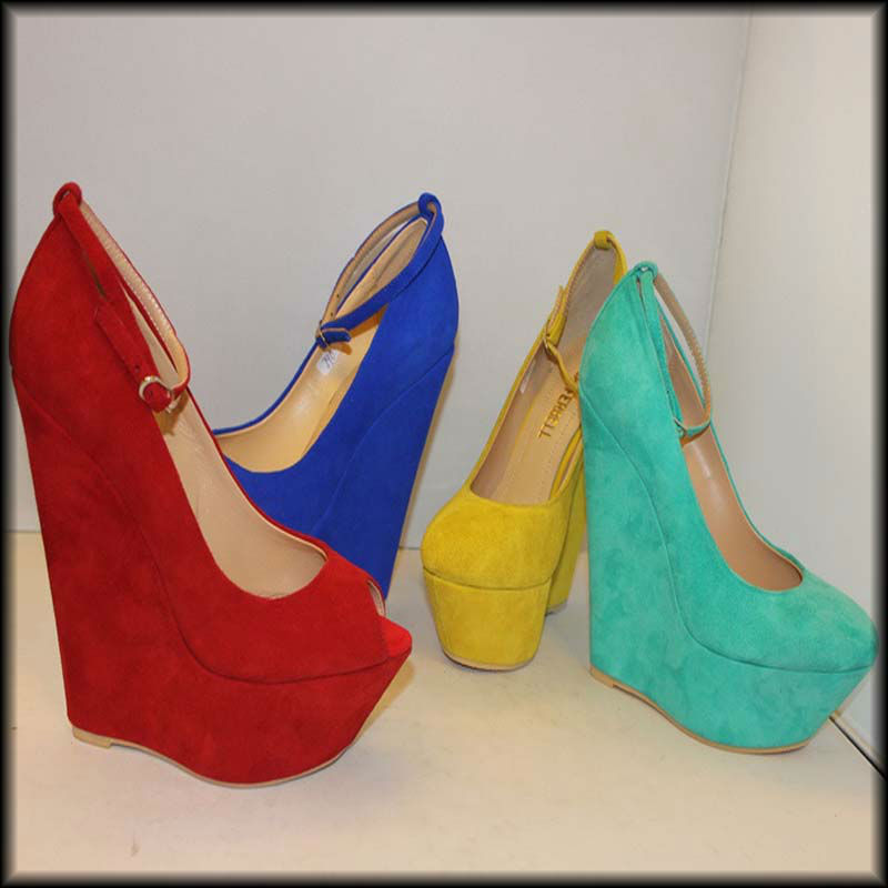 Zapatos de tacón de cuña | zapatos de moda