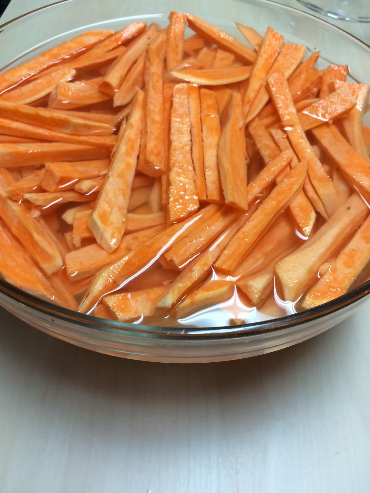 The Chef's Wife: Fries de Camote horneadas.