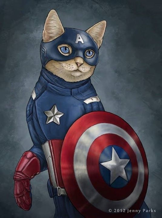 9 GAMBAR KALAU KUCING JADI SUPERHERO | #TEHTARIK