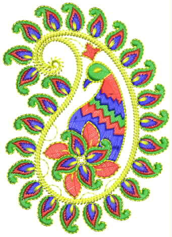 EmbDesignTube: Mixed Embroidered Butta 2012 Collection By Vrajesh Suvagia