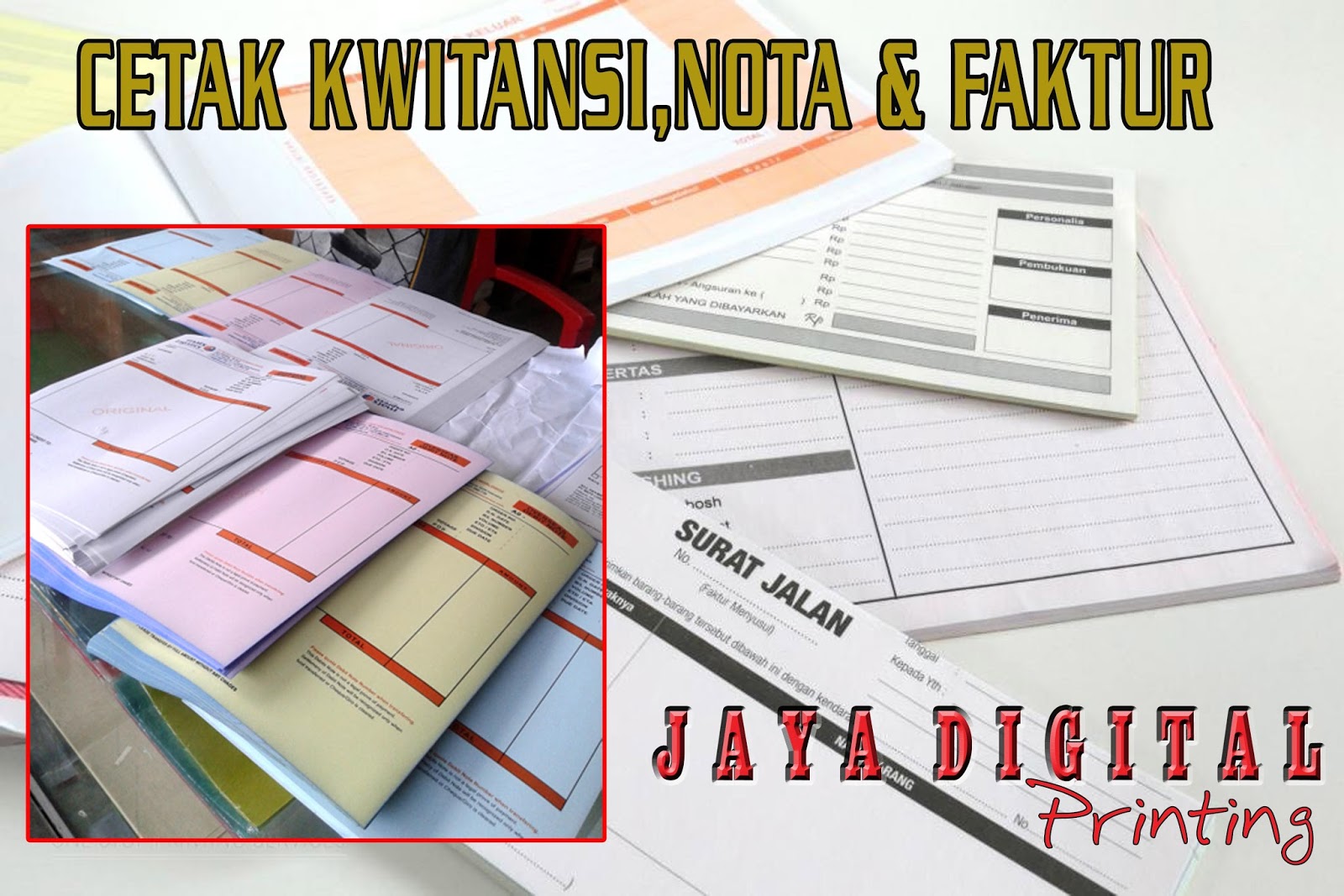 Jasa Cetak Nota, Cetak Faktur, Cetak Kwitansi, Cetak Surat Jalan Murah ...