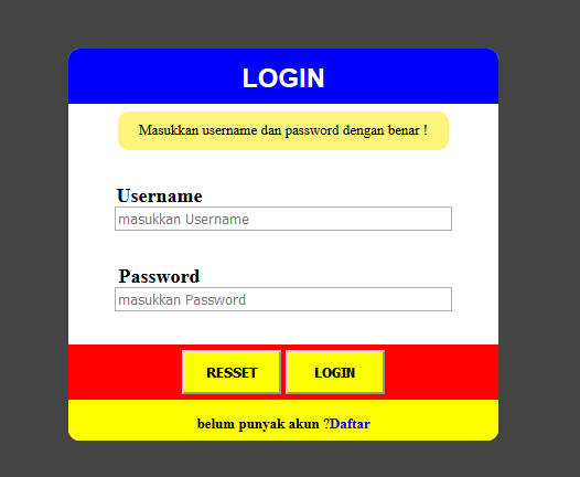 Cara membuat halaman login (HTML-CSS) | TUGASGURU