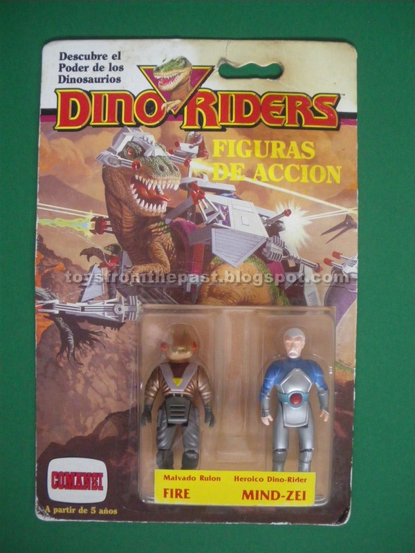Toys from the Past: #704 DINO RIDERS FIGURE 2-PACKS from WAVE 1 (I) (1988)