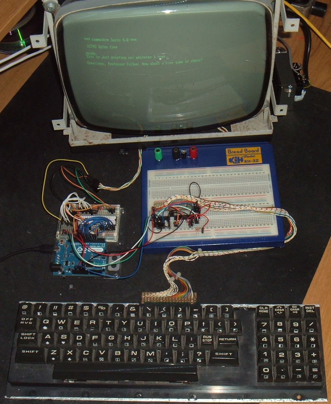 Tynemouth Software: Commodore PET Project Part 2 - Screen and Keyboard