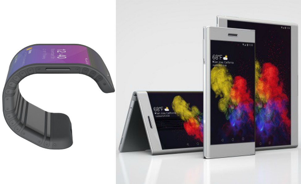 Lenovo shows off bendable smartphone for your wrist, foldable tablet ...