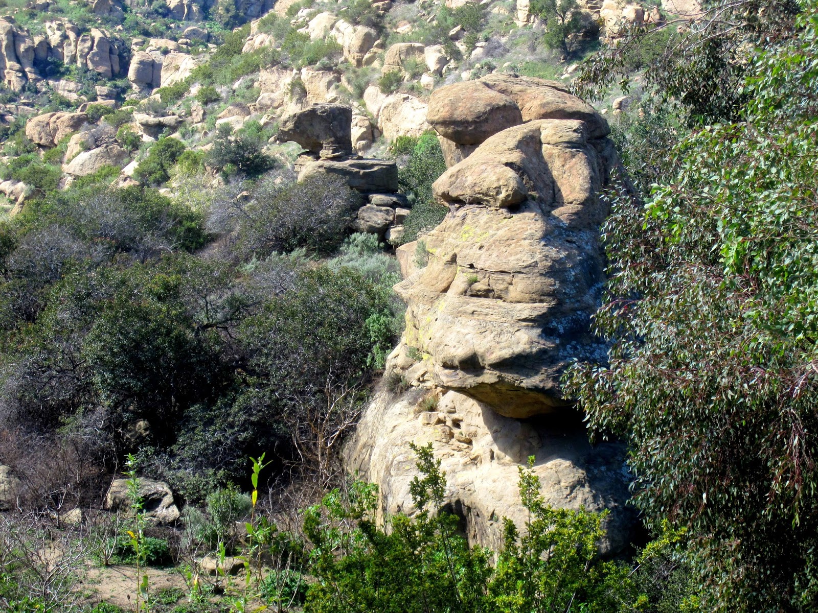 Iverson Movie Ranch: Is this the weirdest rock on the Iverson Movie Ranch?