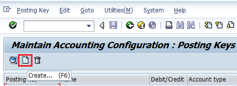 SAP FICO Central: Define Posting Keys in SAP FICO | Account type SAP