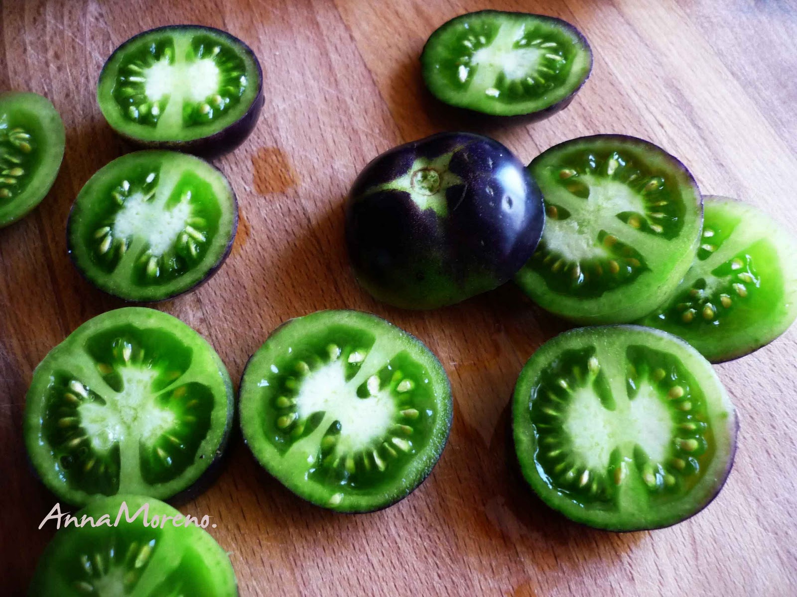 Buenas Migas. Blog de cocina de Anna Moreno.: TOMATES 'OSU BLUE'