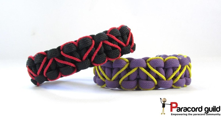 3 Clever Bi-Colored Paracord Bracelets to Make / The Beading Gem