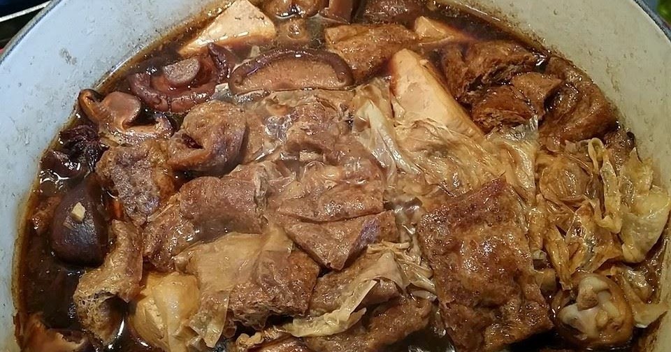 Kymn Kitchen: One pot braised tau kwa, tau kee, tau pok, mushroom ...