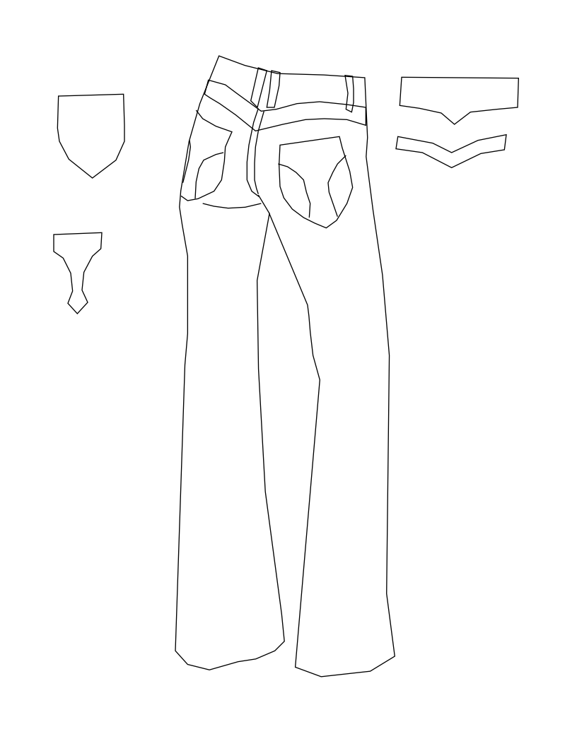 Kathy's Retro Sewing Blog: DIY HOW TO MAKE YOUR OWN DITTOS PANTS