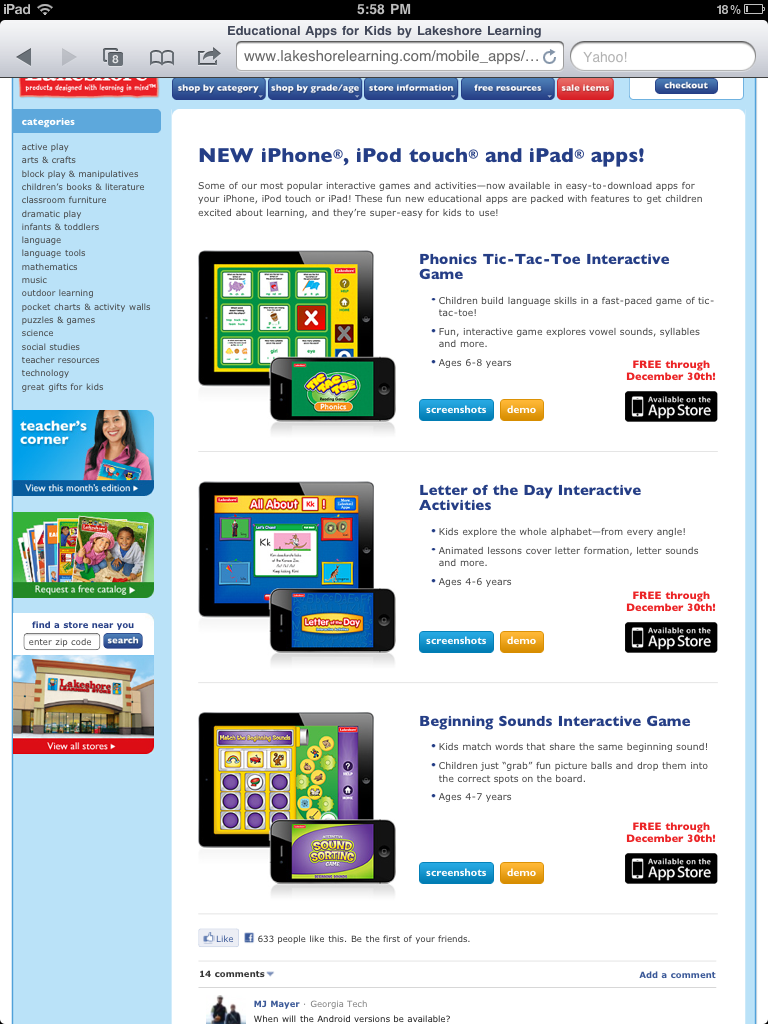 arikaiam: Educational Freebies from Lakeshore Learning