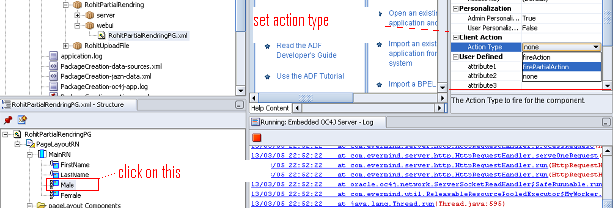 Oracle Application's Blog: Part2 Partial Rendering in OAF Page(Conditional Displaying Item On ...
