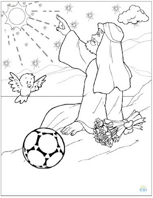 Fotos o imágenes de fichas de Abraham y Isad para colorear para niños ...