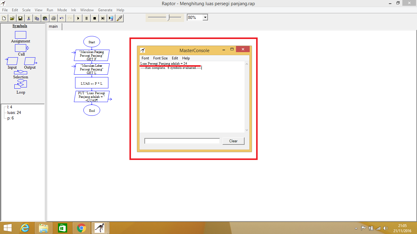 Membuat Flowchart dan Menjalankan Programnya Dengan RAPTOR - Autodika