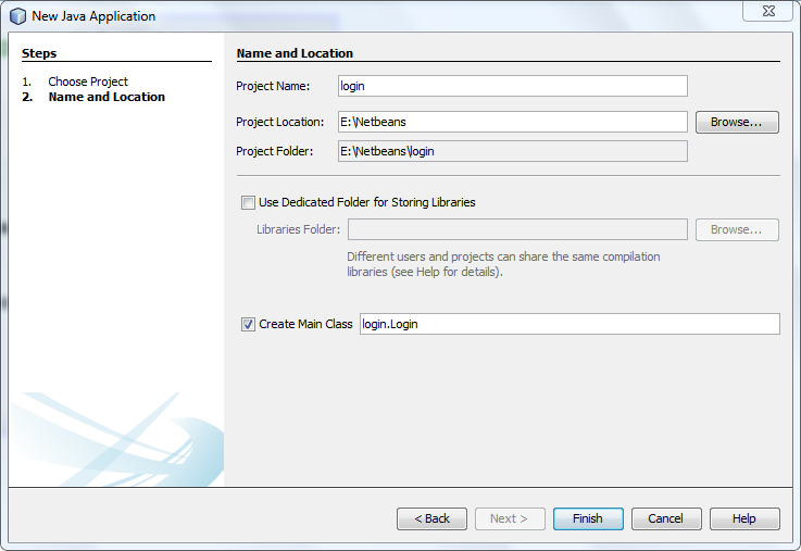 Membuat form login :: koneksi java dengan mysql menggunakan netbeans ...