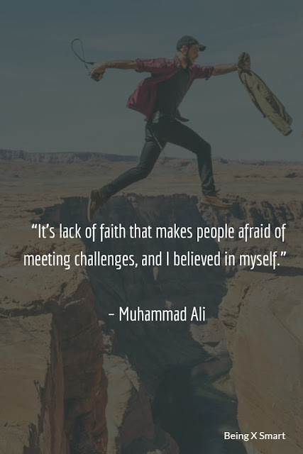 Best Muhammad Ali inspirational quotes about life and success.