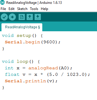 Let's Learn: Arduino Basics - ReadAnalogVoltage