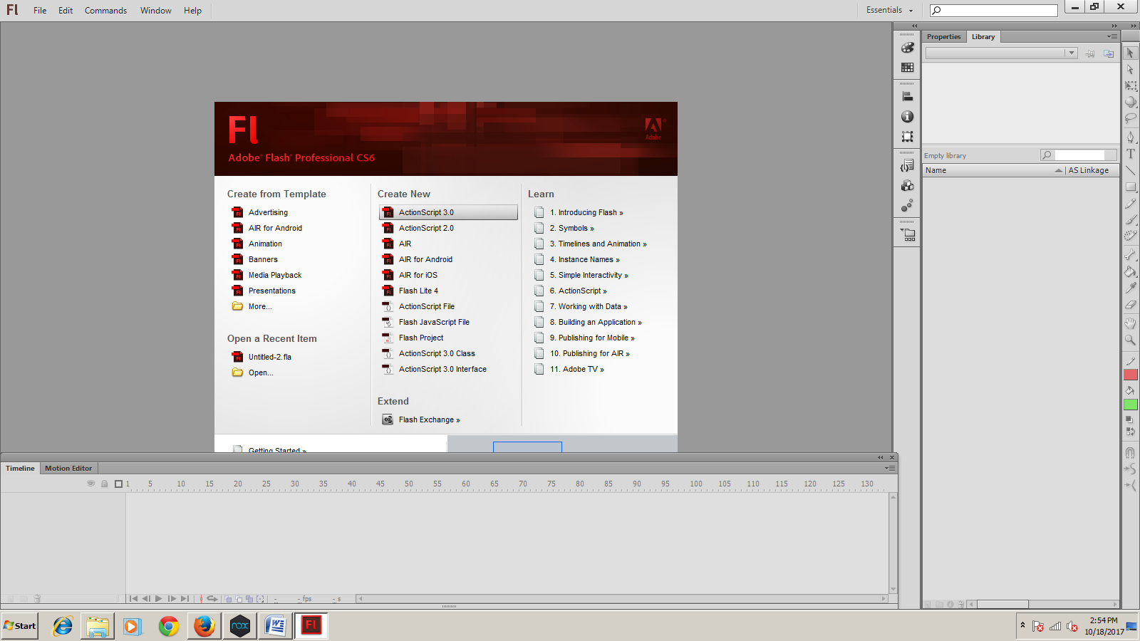 TUTORIAL ANIMASI FLASH DENGAN ADOBE FLASH - INFORMAN IT