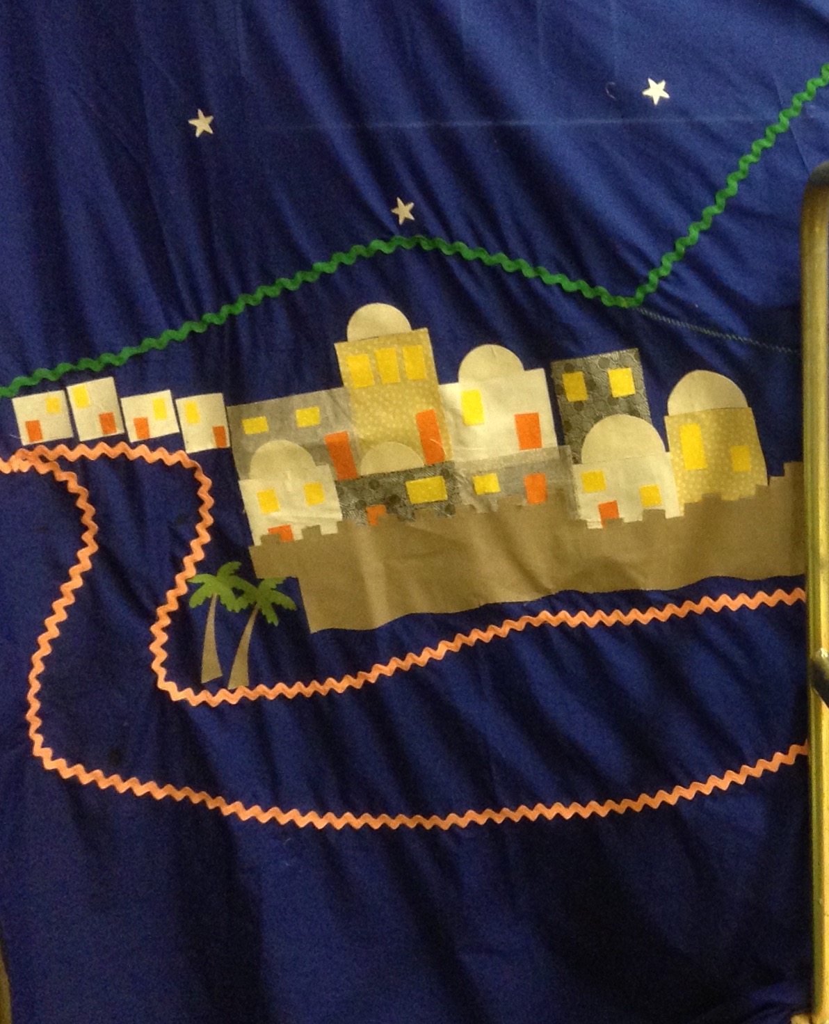 herbie hen: Nativity backdrop