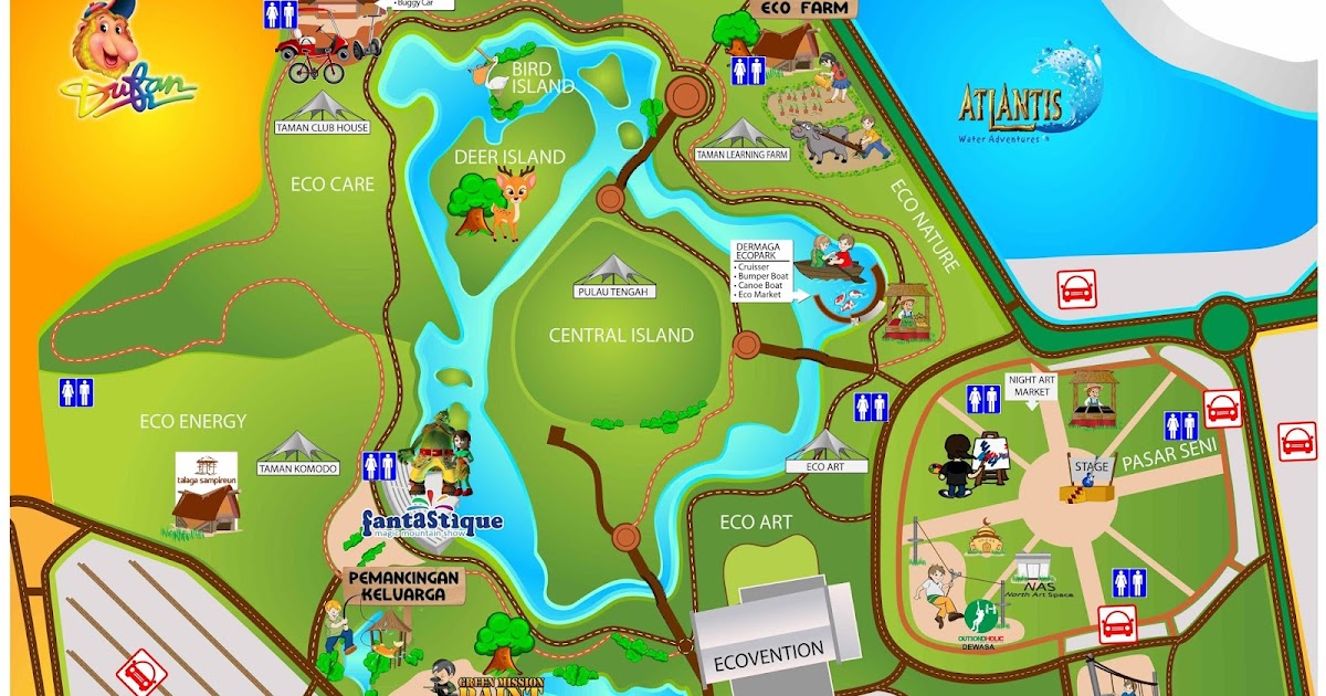 Ocean Ecopark Ancol: Map Ocean Ecopark