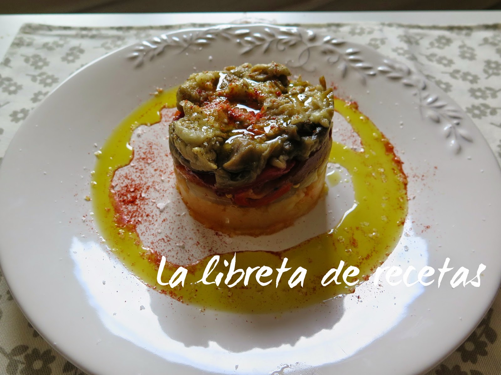 La libreta de recetas: TIMBAL DE ESCALIVADA