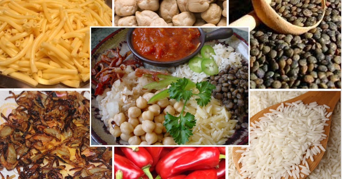 égyptophile: Le koshari : un plat qui a toute une histoire