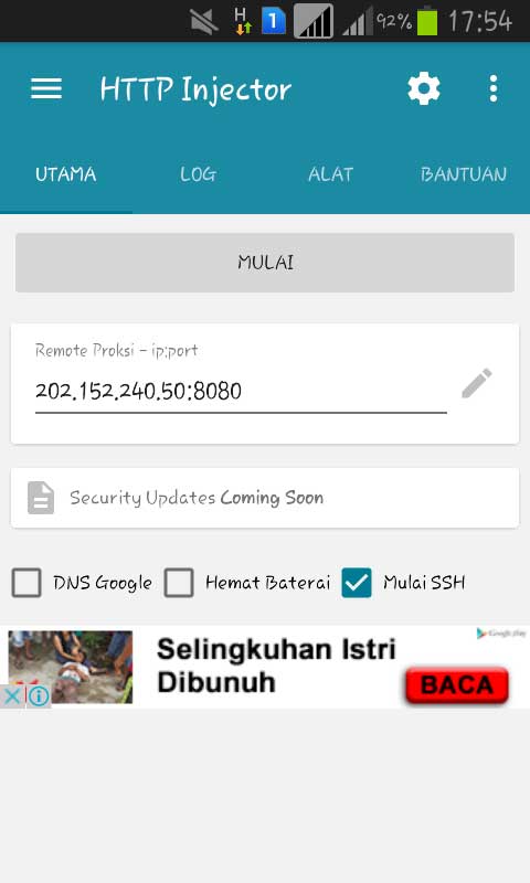 CARA MENGGUNAKAN HTTP INJECTOR: Cara menggunakan http injector untuk ...
