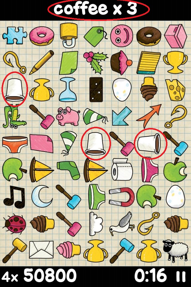 Android iPhone Games Review: Doodle Find