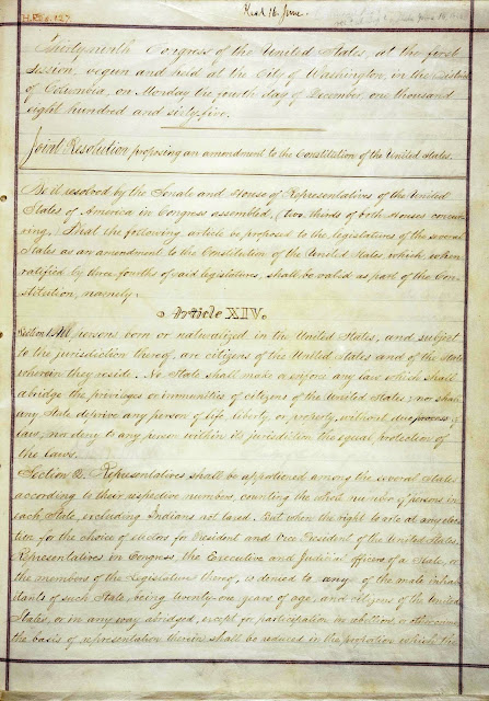 United States Constitution and Citizenship Day: 14th Amendment