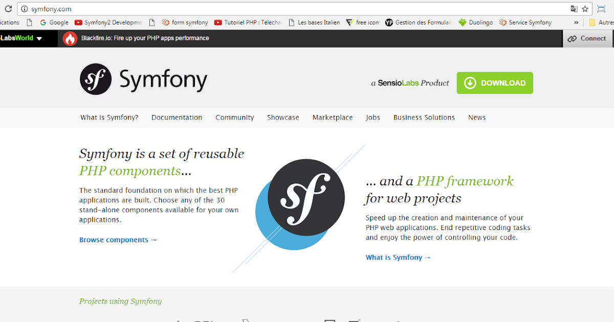 Installer symfony3 avec Composer