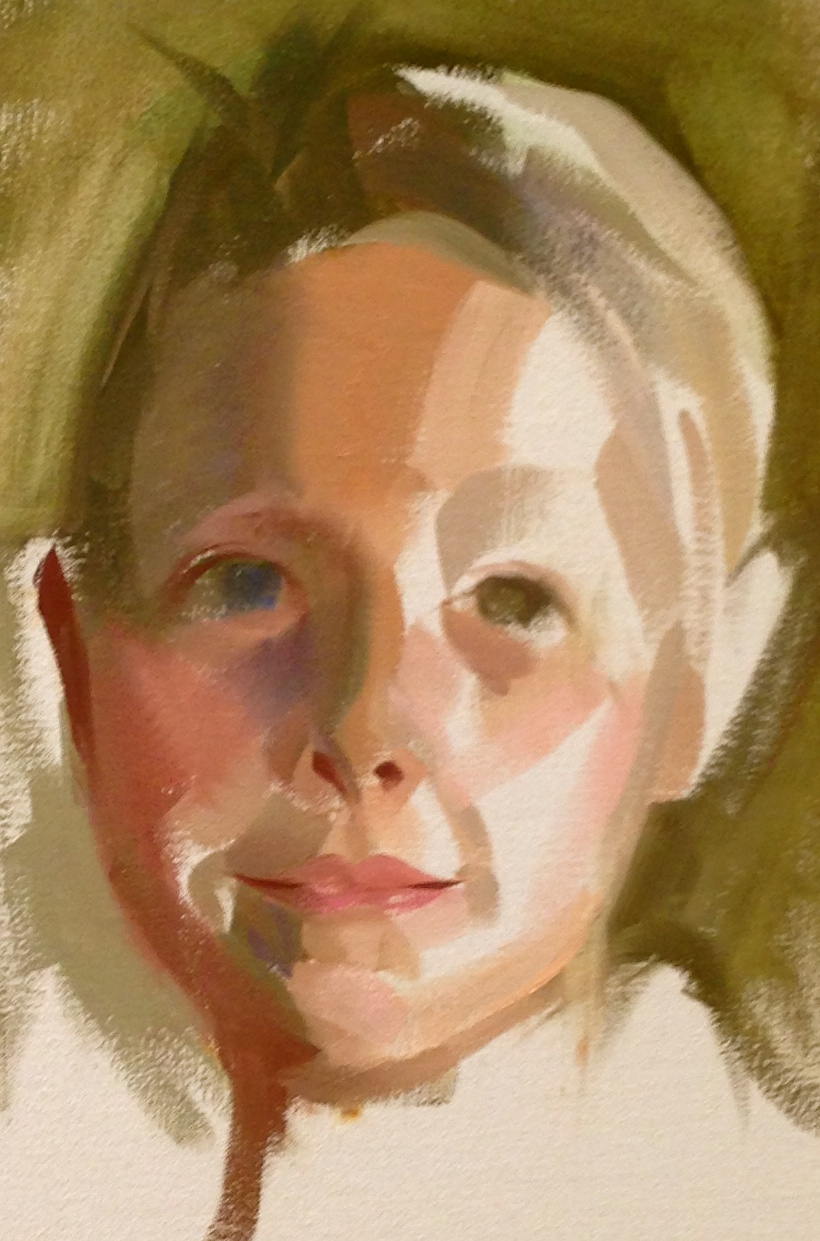MAG: Images of Brian Neher Oil Portrait Demo
