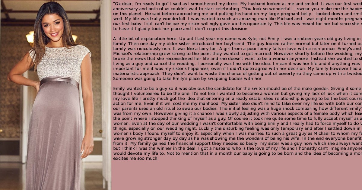 Marti's tg captions: I can take her place