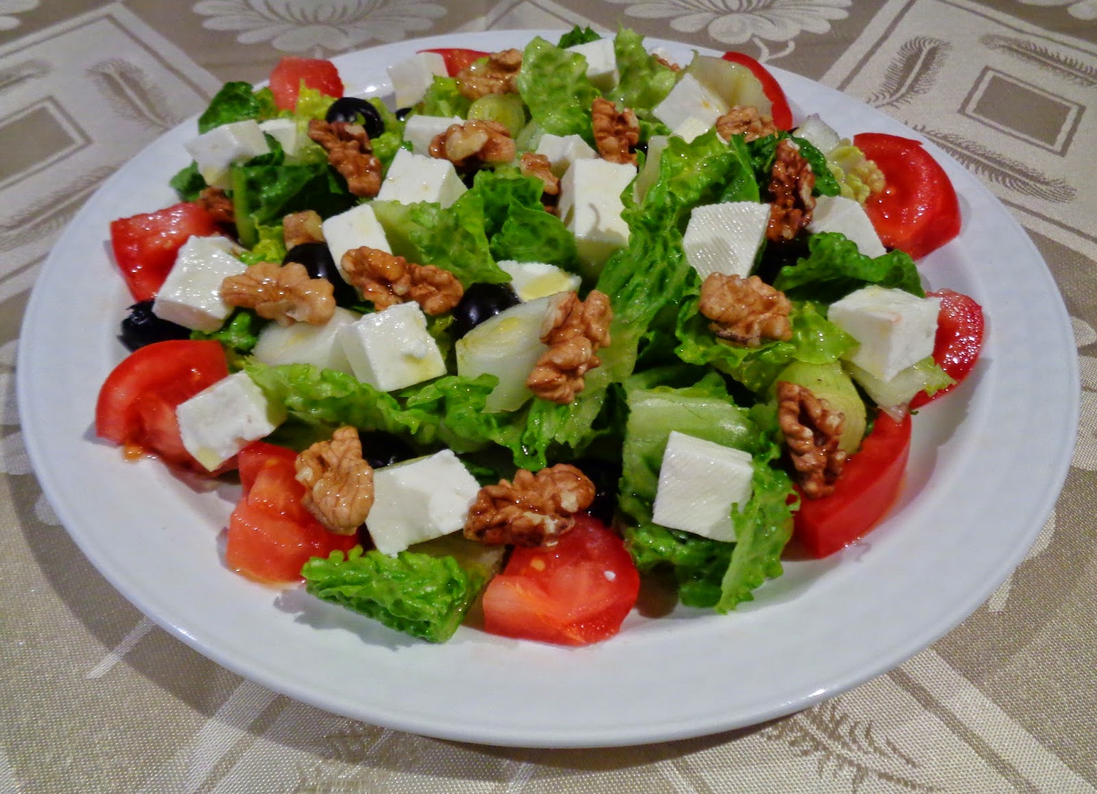 Recetas De Mi Madre Y Mias Ensalada Con Queso Y Nueces