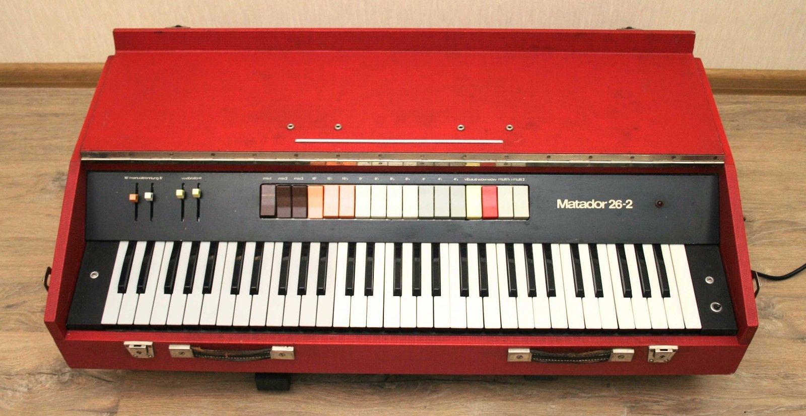 MATRIXSYNTH: Vintage 1960 Vermona Matador 26-2