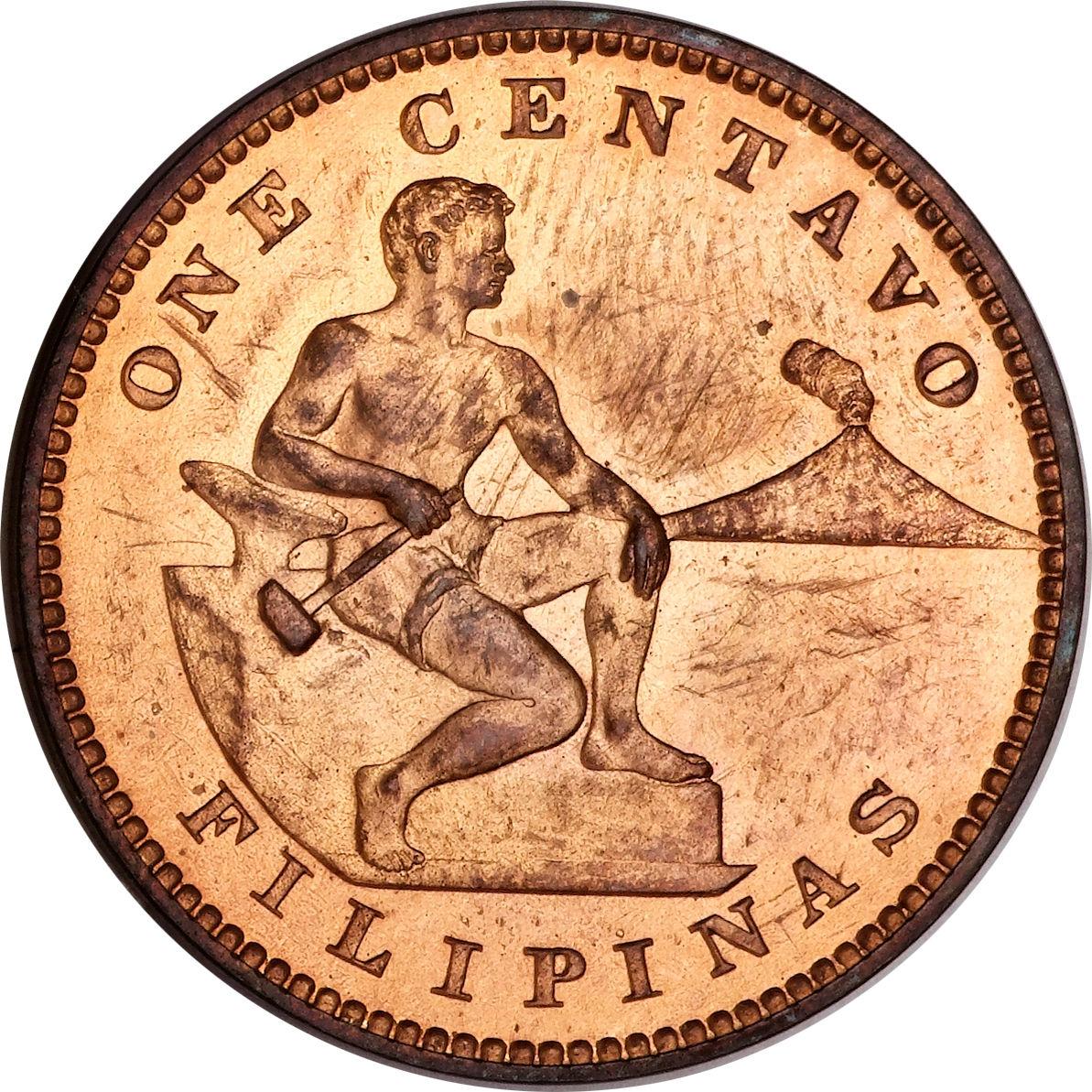 1903-1936 Once Centavo (US Administration)