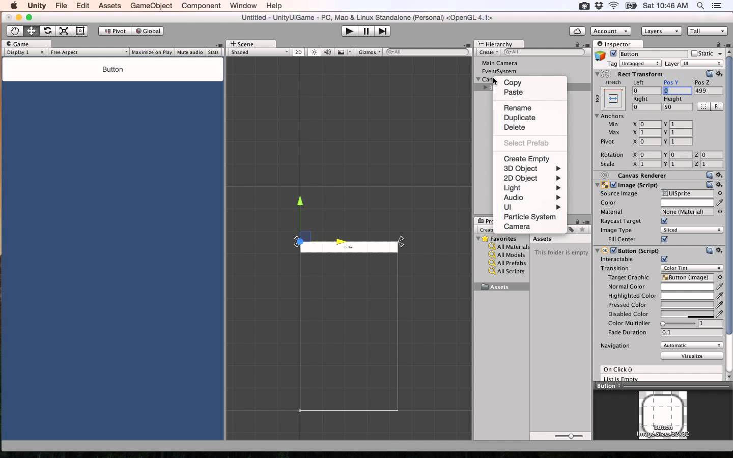 31 Unity Ui Rect Transform شرح اداة كورسات بالعربي