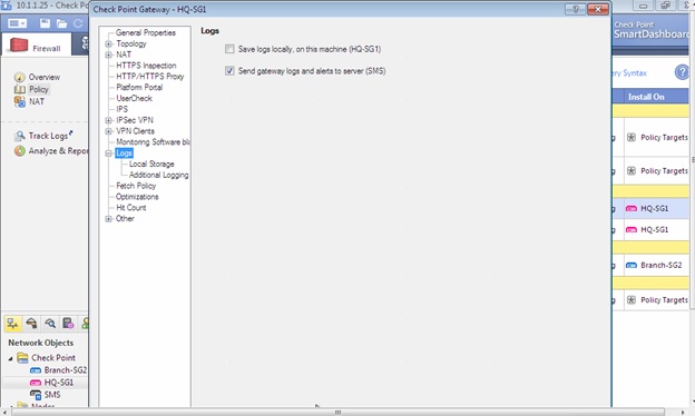 My Check Point CCSA Journal: Check Point SmartView Tracker