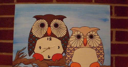 My Owl Barn: DIY: Owl Clock