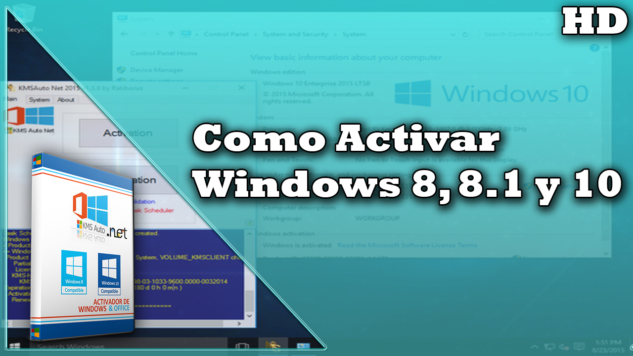 TutorialxPC: KMSAuto Lite Portable. Activador Windows 8, 8.1, 10 ...