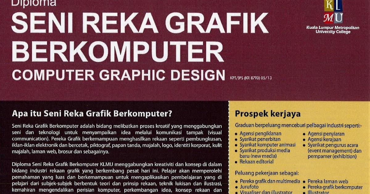 Kerjaya Dalam Bidang Seni Reka Grafik